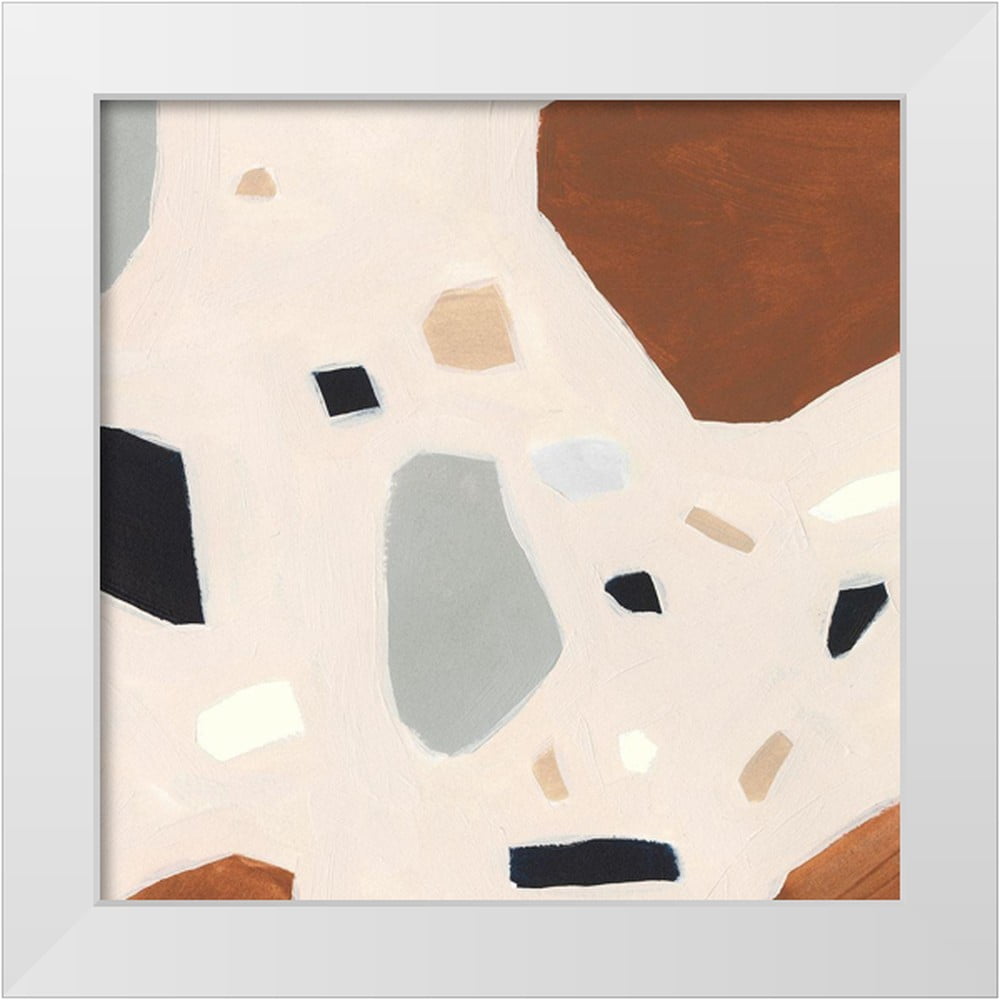 Borges, Victoria 15x15 White Modern Wood Framed Museum Art Print Titled ...