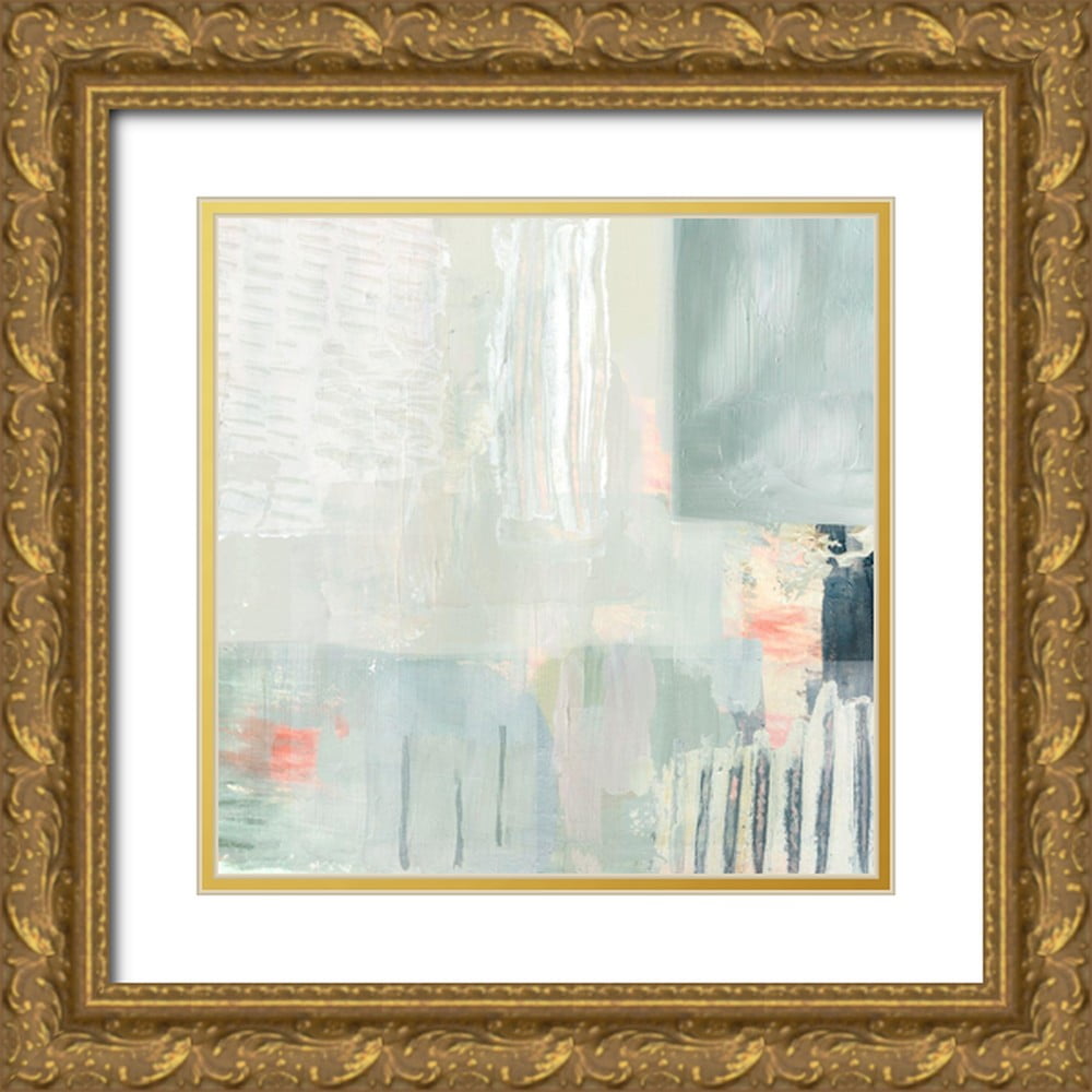 Borges, Victoria 26x26 Gold Ornate Wood Framed with Double Matting ...