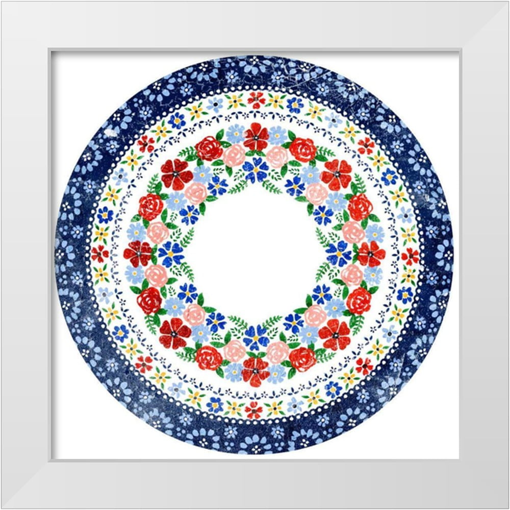 Borges, Victoria 26x26 White Modern Wood Framed Museum Art Print Titled ...