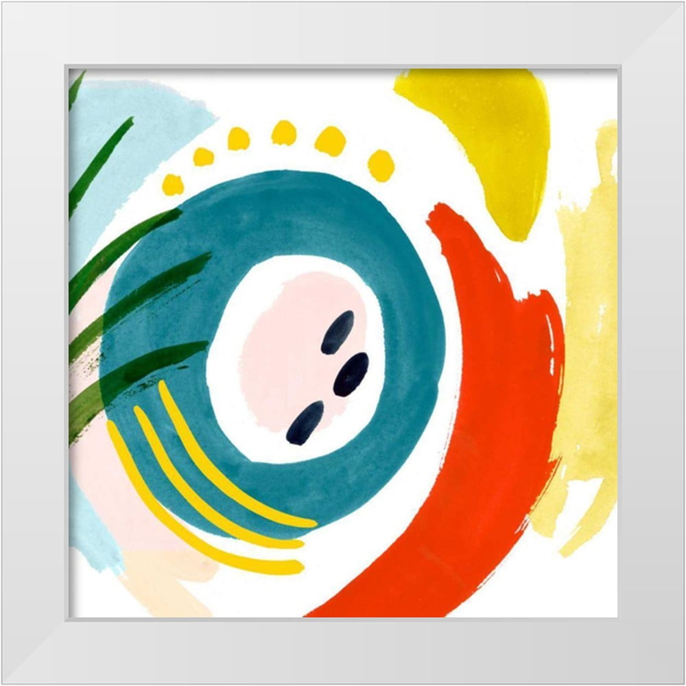 Borges, Victoria 26x26 White Modern Wood Framed Museum Art Print Titled ...