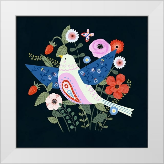 Borges, Victoria 26x26 White Modern Wood Framed Museum Art Print Titled ...