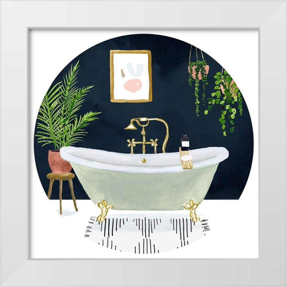 Borges, Victoria 26x26 White Modern Wood Framed Museum Art Print Titled ...