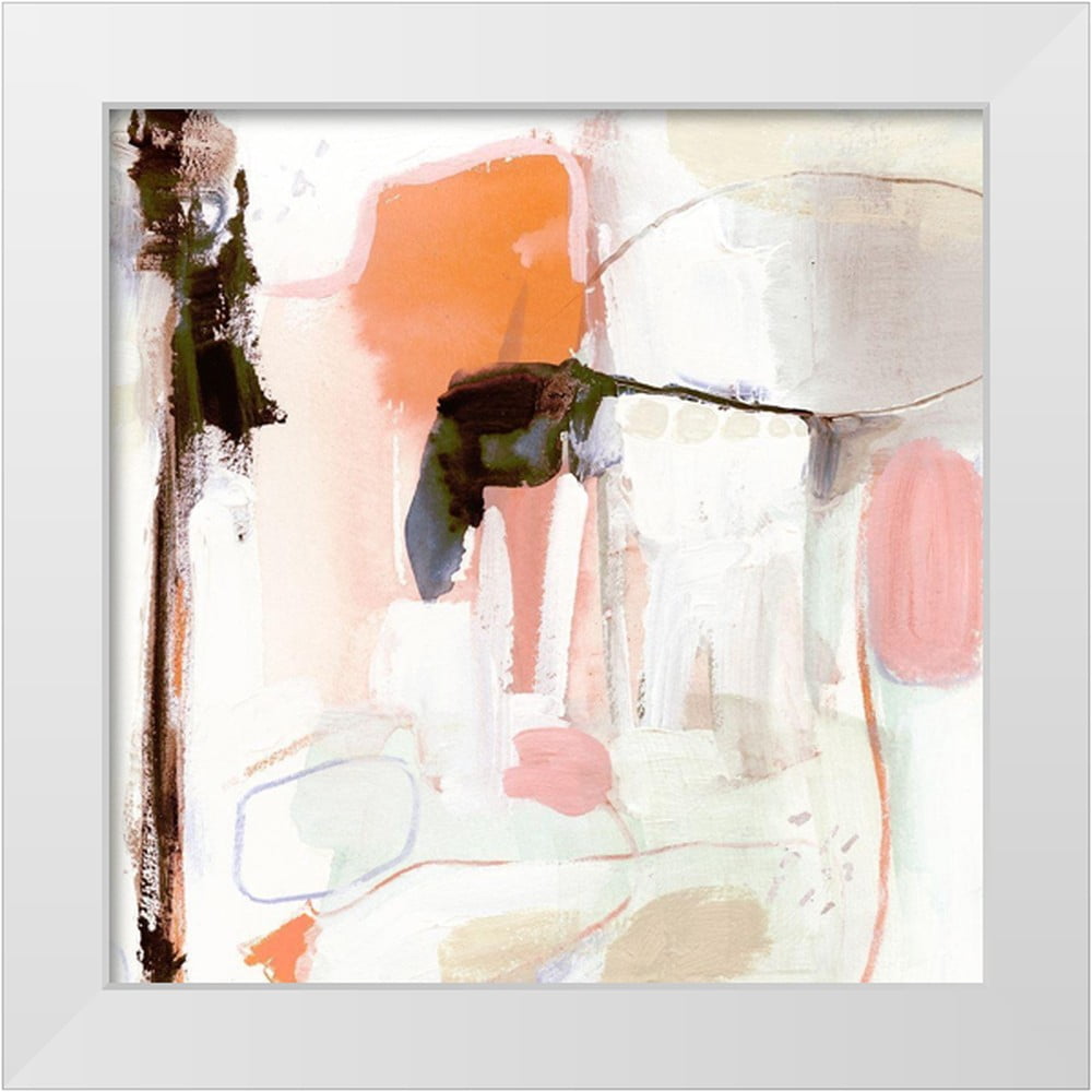 Borges, Victoria 26x26 White Modern Wood Framed Museum Art Print Titled ...