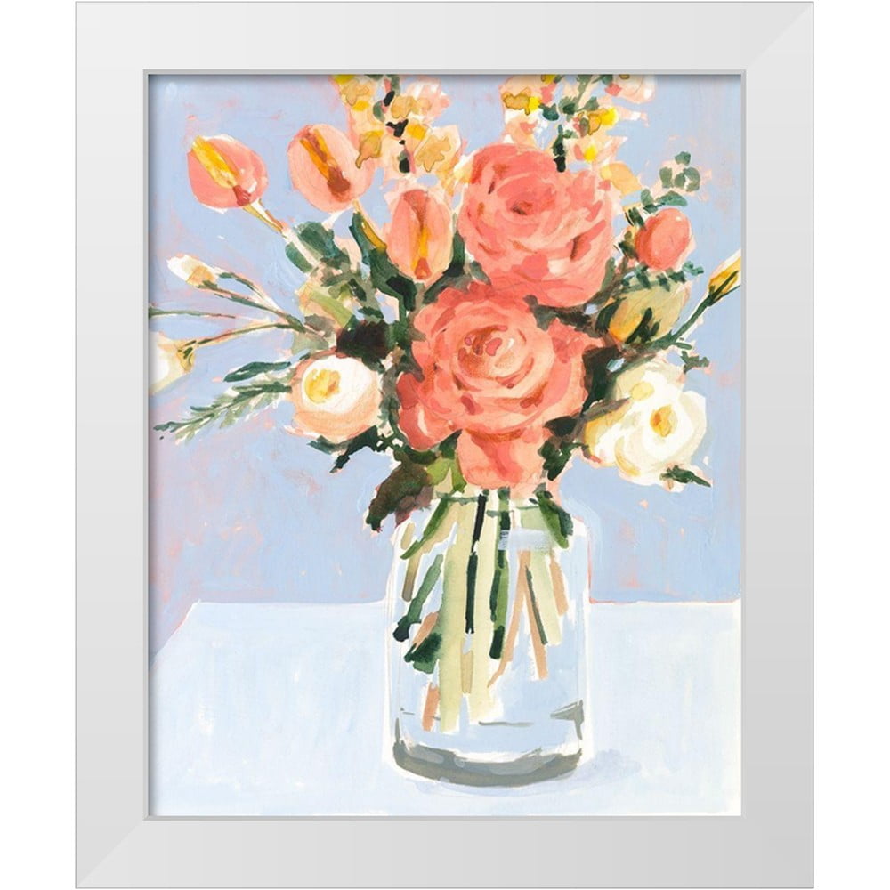 Borges, Victoria 26x32 White Modern Wood Framed Museum Art Print Titled ...