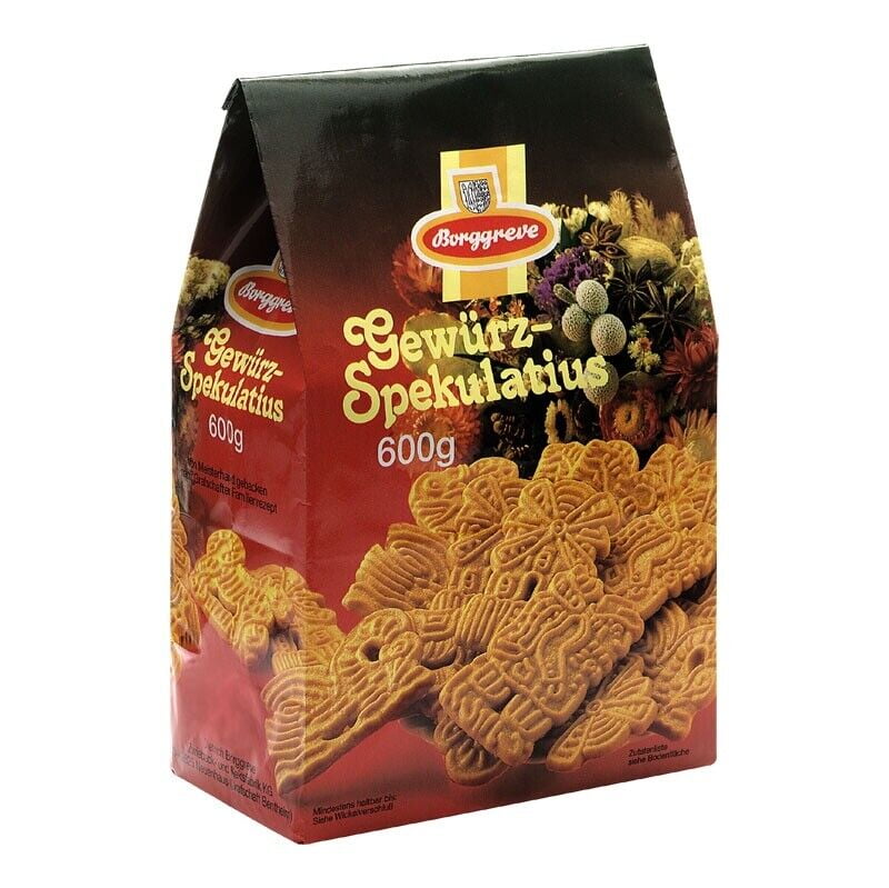 Borggreve Gewürz Spekulatius - Spiced Speculoos Cookies XL 600g/21 oz - Walmart.com