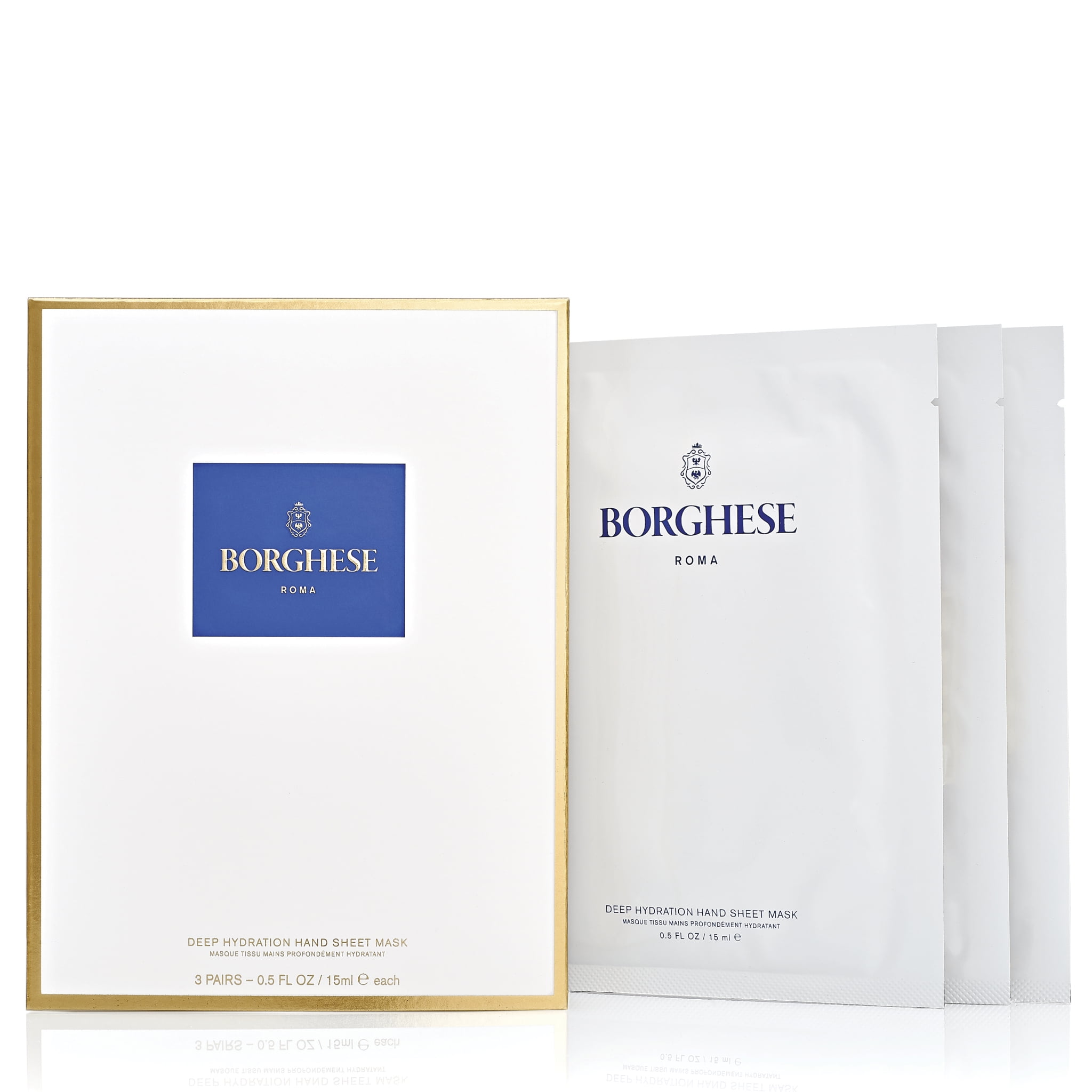 Borghese - Deep Hydration Hand Sheet Masks, 3 Pairs - Walmart.com