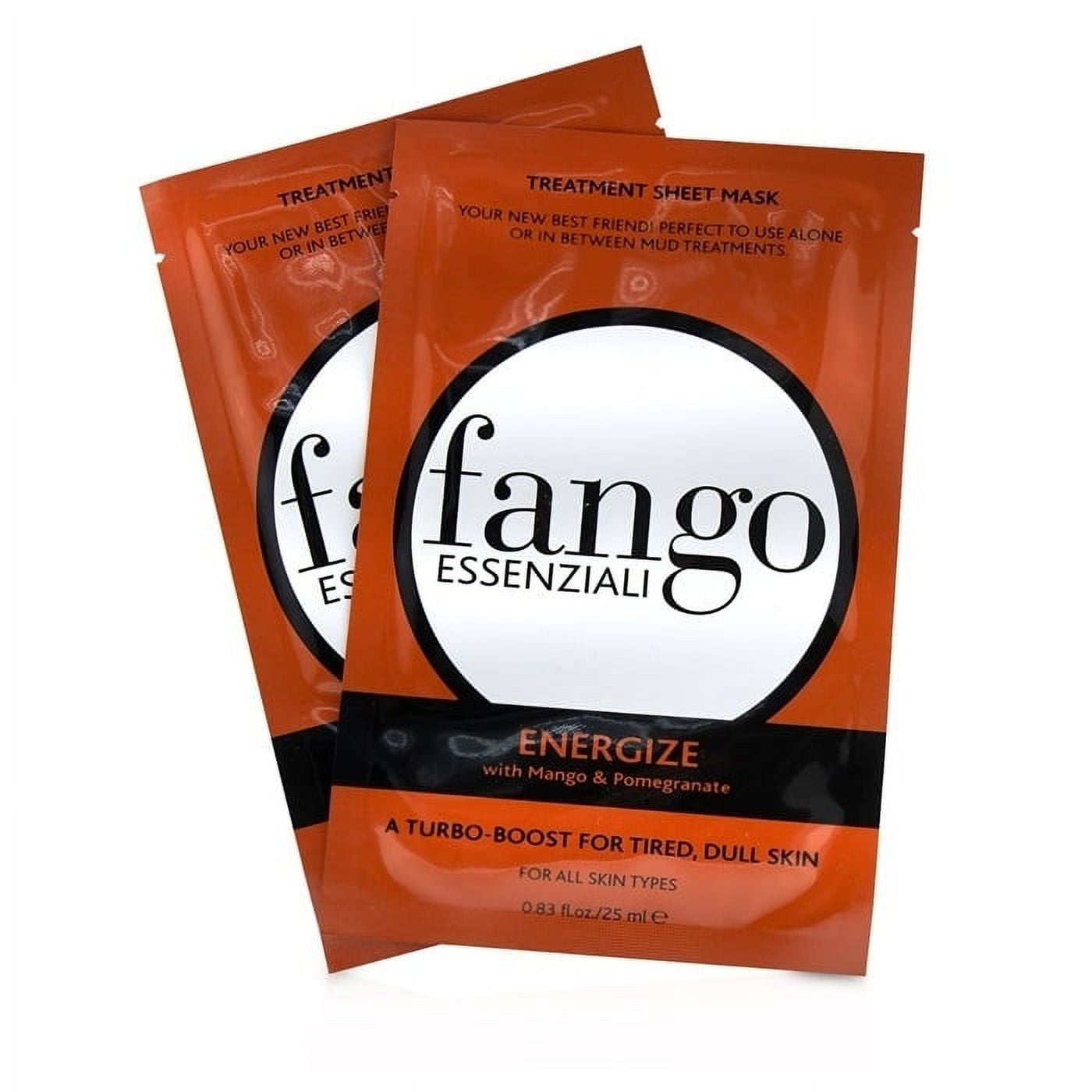 Borghese Fango Essenziali 4 Pack Sheet Mask Set, Energize - Walmart.com