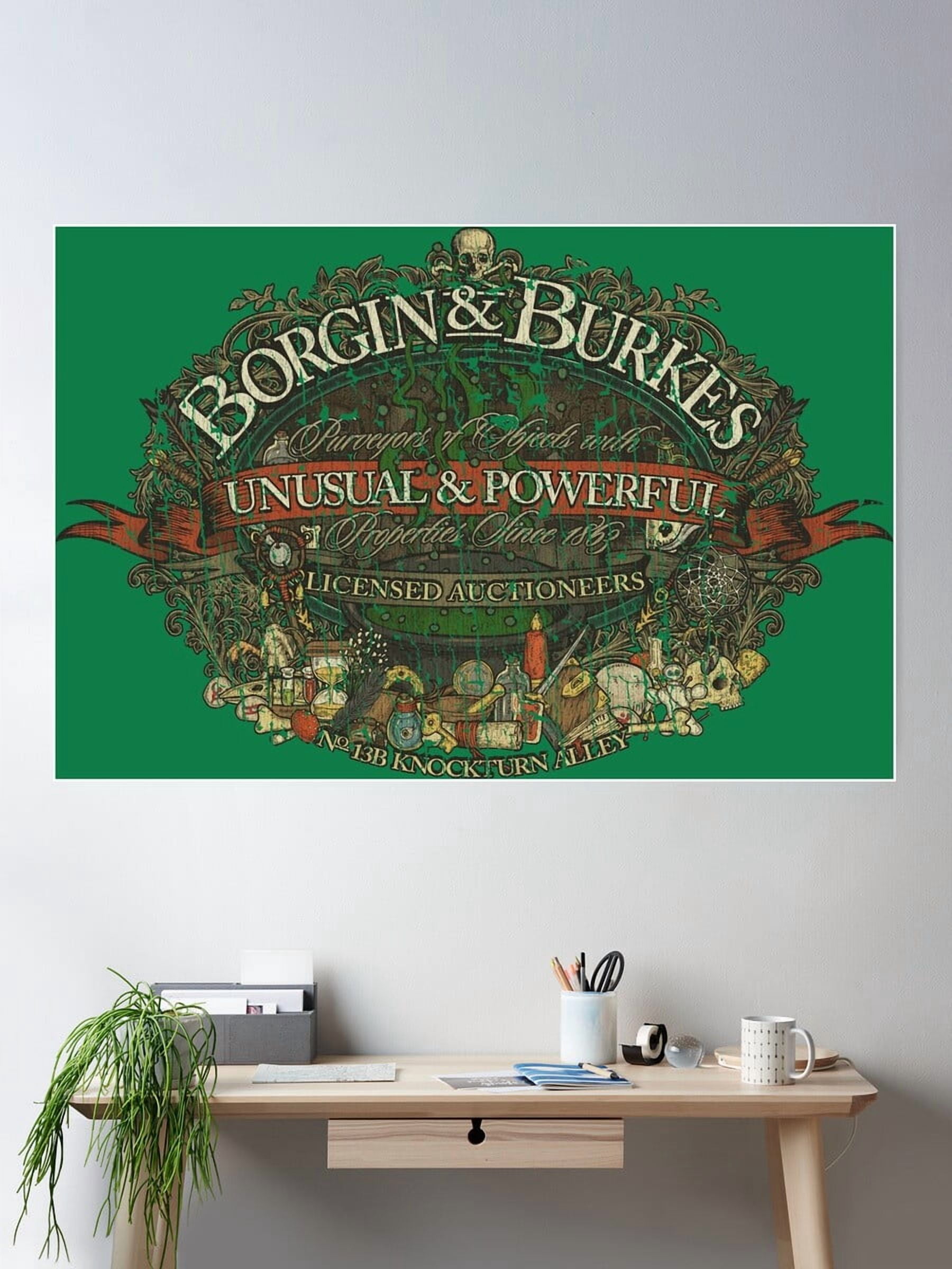 Borgin & Burkes 1863 Poster Wall Art, Modern Wall Decor For Living Room ...