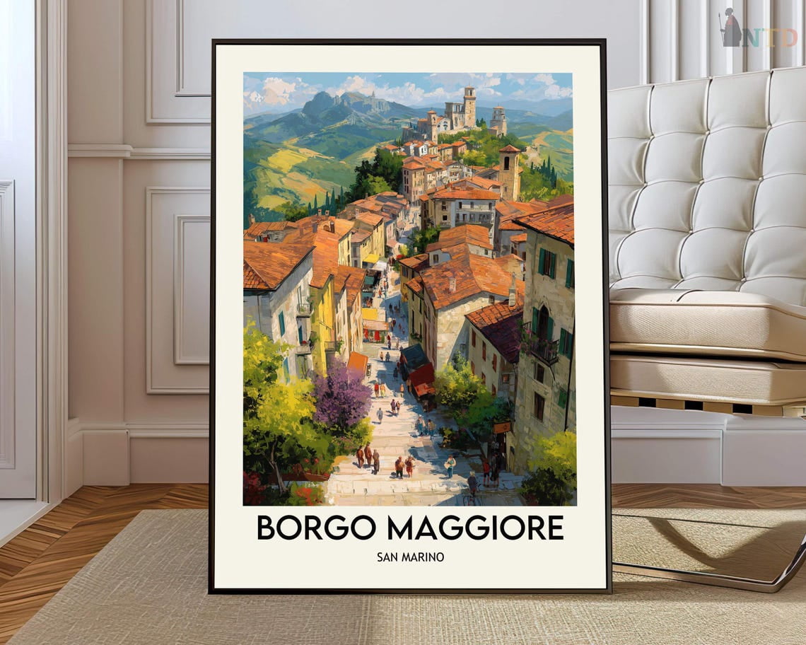 Borgo Maggiore San Marino Poster Unframed Paper Print - Walmart.com