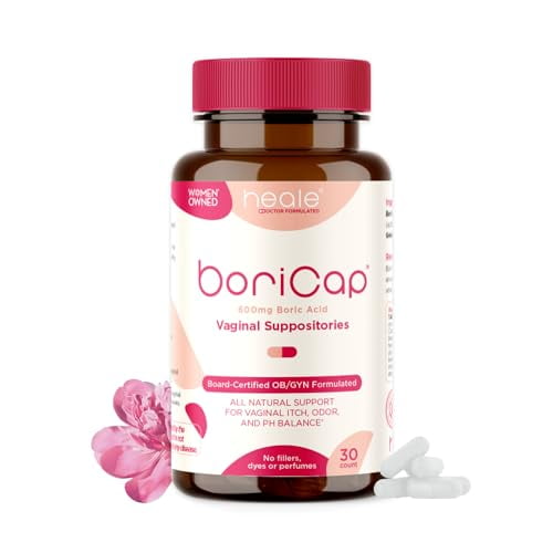Boricap Boric Acid Suppositories For Women 600 Mg Vaginal Health Ph Balance Itch And Odor