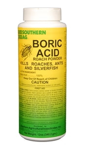 Southern Ag Boric Acid Powder, 12 oz, Cockroach Control, Low Toxicity ...