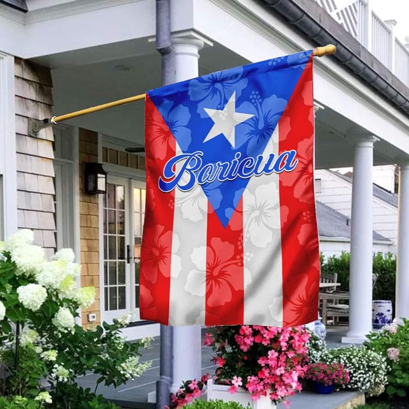 Boricua American GardenFlag - Decorations For Home, Outside, House Flag ...