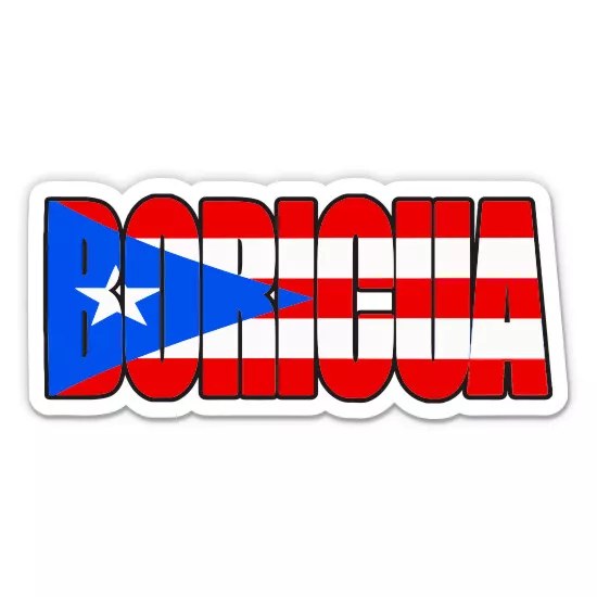 Boricua Puerto Rico Rican Sticker Phone Decal Water Bottle Stickers Car ...