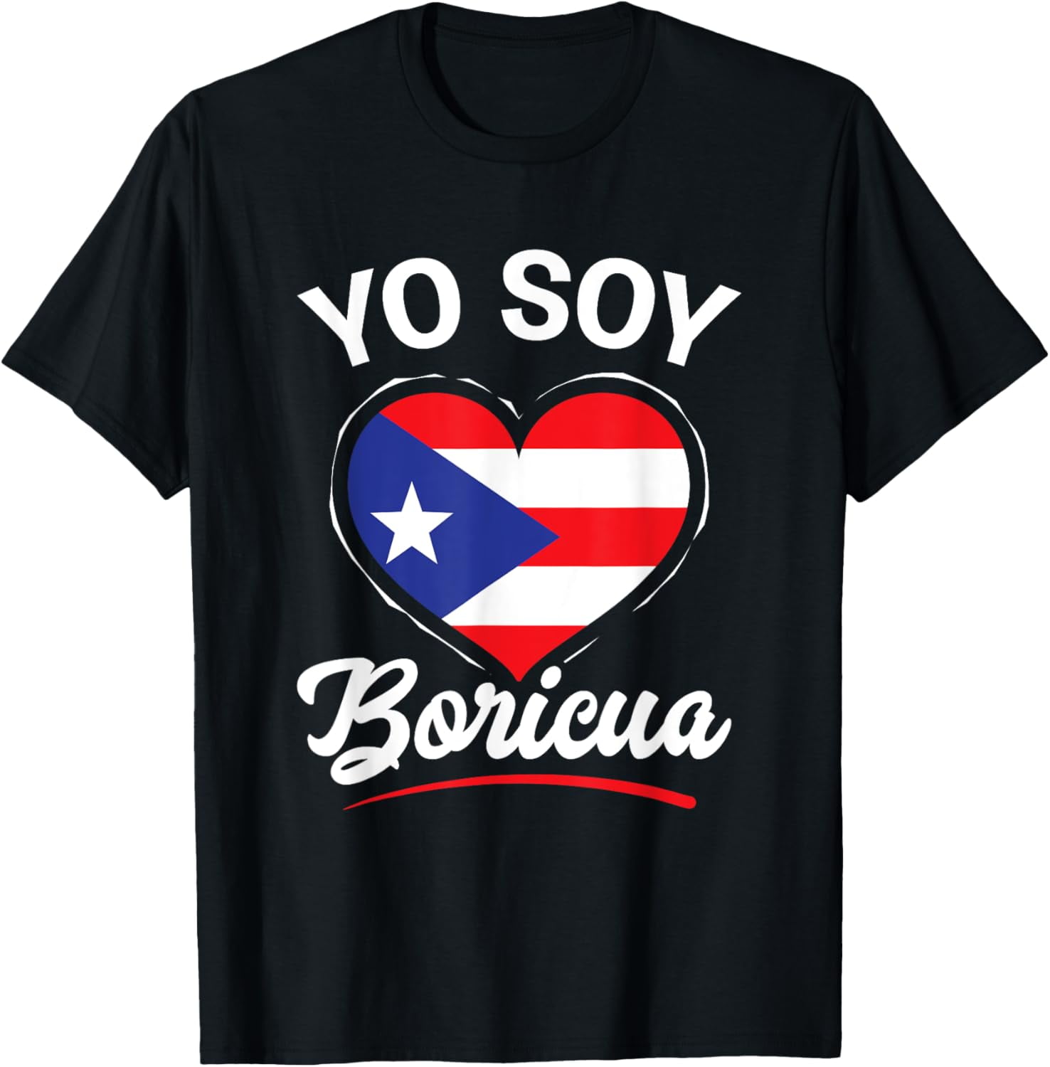 Boricua Puerto Rico Yo Soy Puerto Rican Flag Pride T-Shirt - Walmart.com