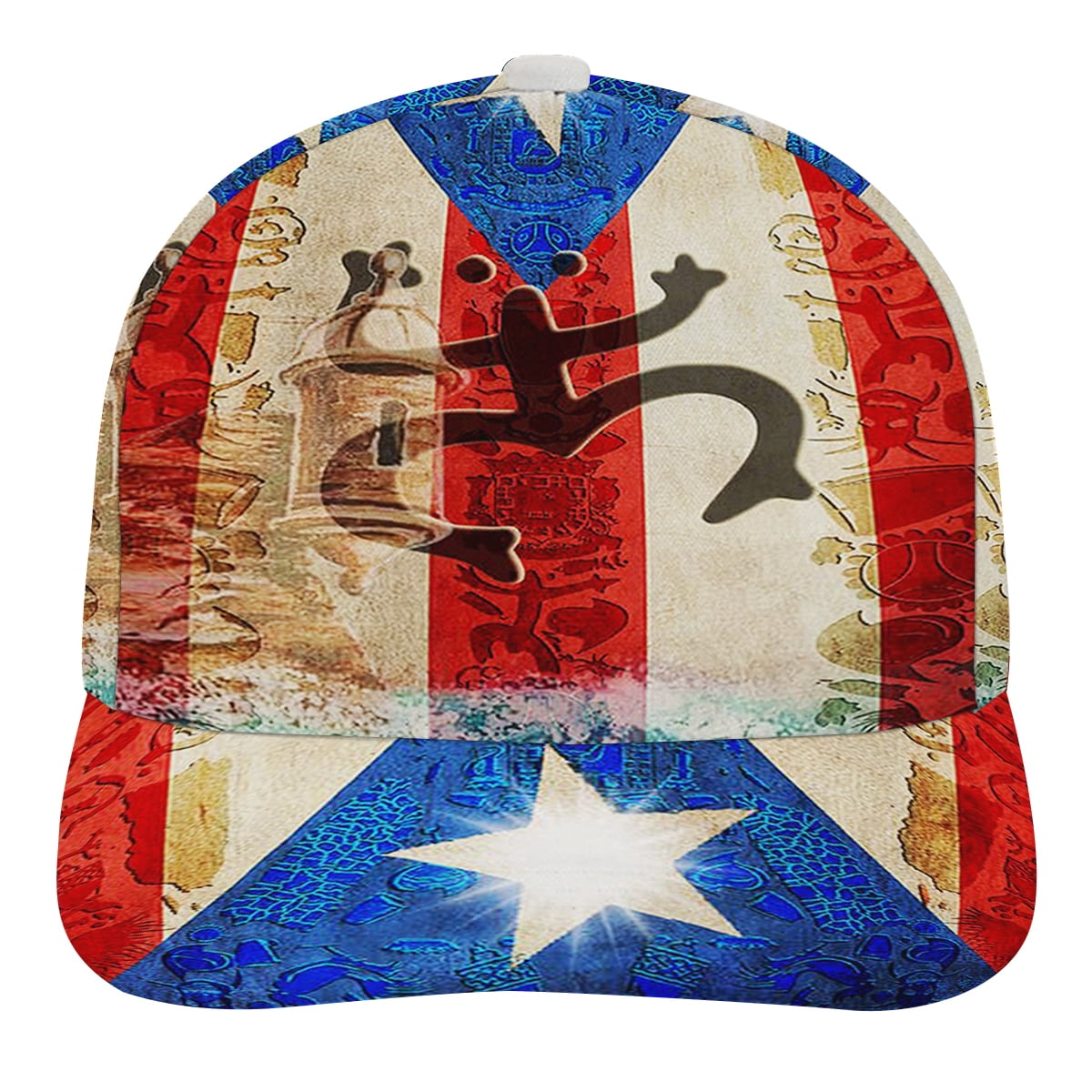 Boricua Puerto Rico baseball cap hat - Walmart.com