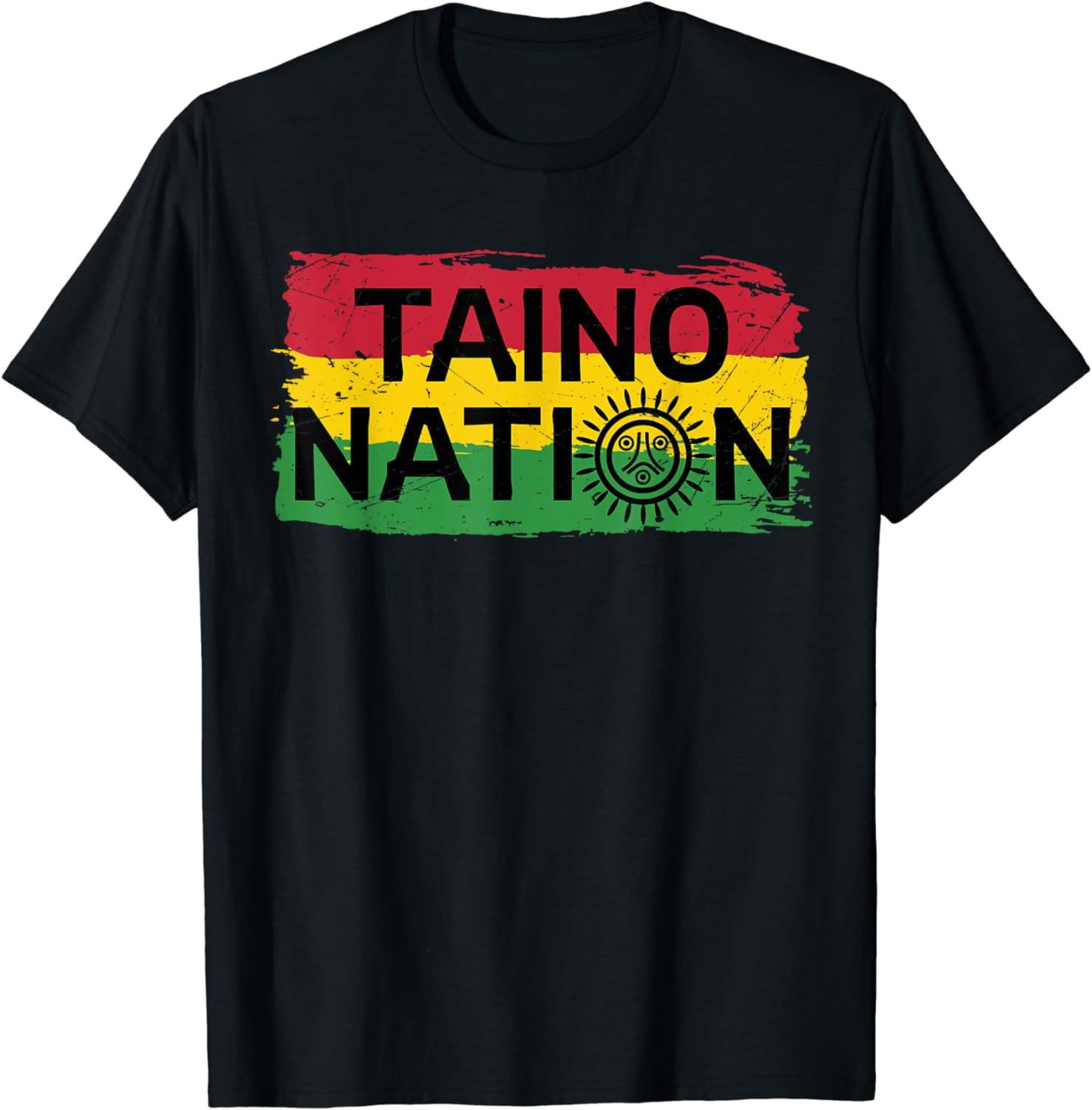 Boricua Shirt Boriken Art Puerto Rico Indian Taino Nation Cotton T-Shirt - Walmart.com