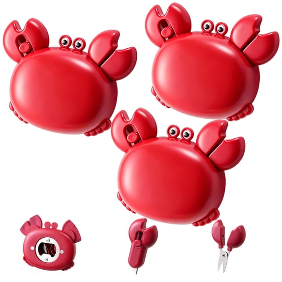 Borikise Crab Multifunctional Bottle Opener, Portable 4-in-1 Magnetic ...