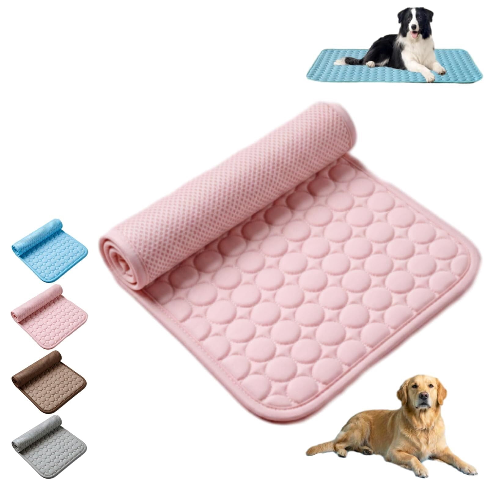 Borikise Pet Cooling Mat, Dog mat Portable and Washable Self-Cooling ...