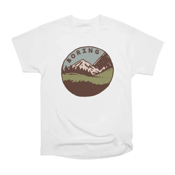 Boring T-Shirt Tee Gift For Him Merch For Her Apparel For Friend ...