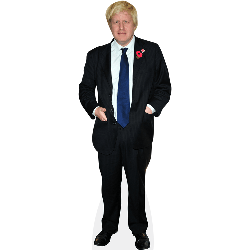 Boris Johnson (Suit) Mini Cardboard Cutout Standee - Walmart.com