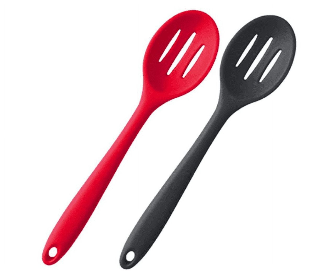 Borke Silicone Nonstick Slotted Spoons,Hygienic Design Cooking Baking ...