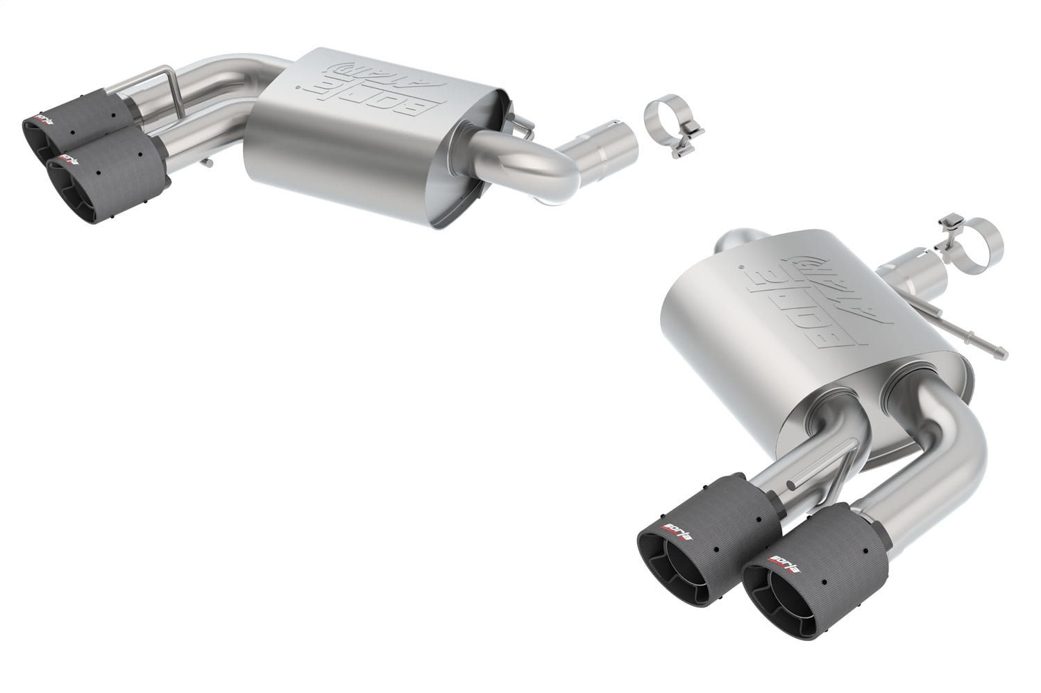 Borla 11921CFBA ATAK Axle-Back Exhaust System; 2.75in. Into Muffler ...