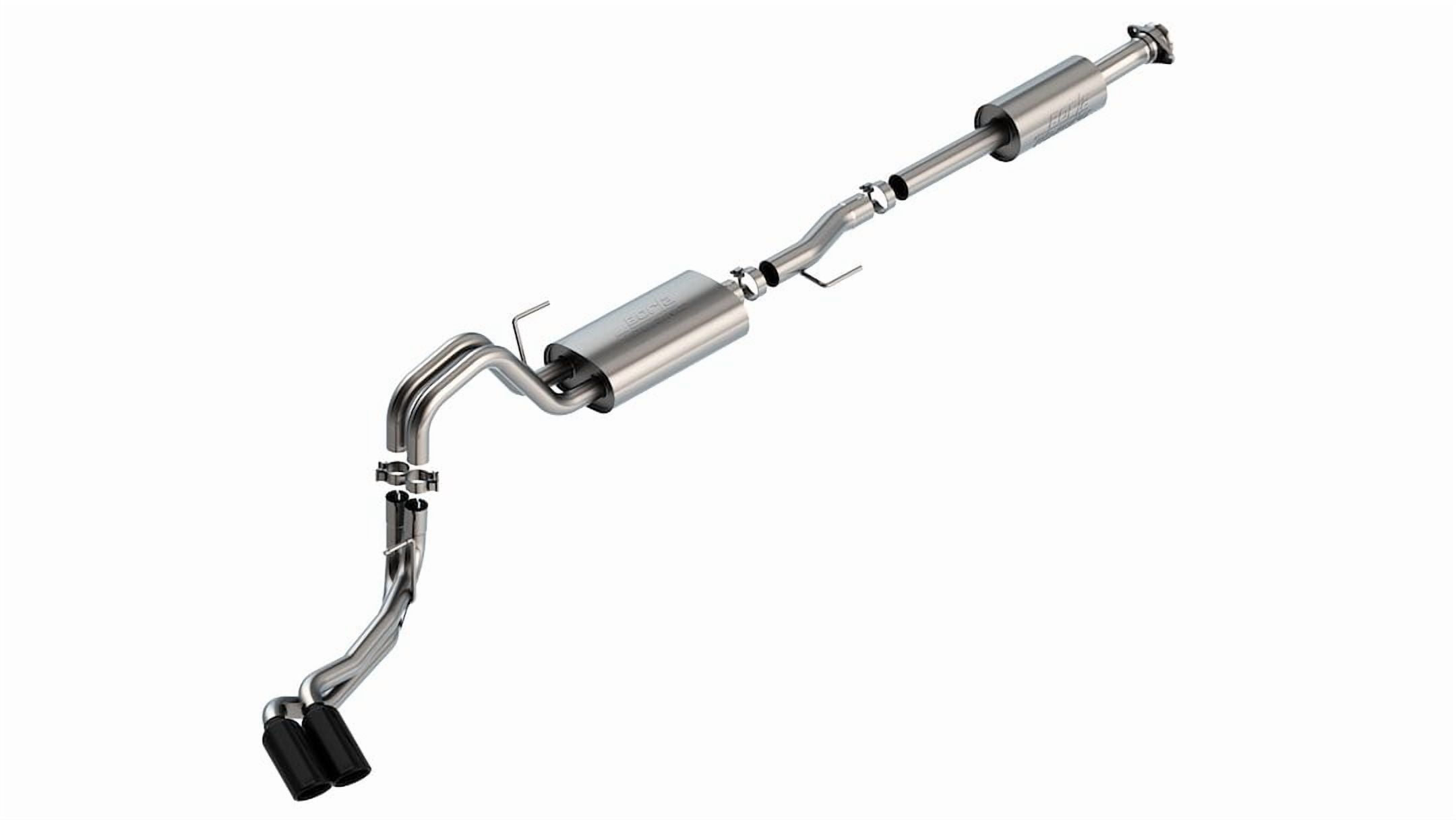 Borla 140870BC Cat-Back Single Truck Side Exit Exhaust System Kit ...