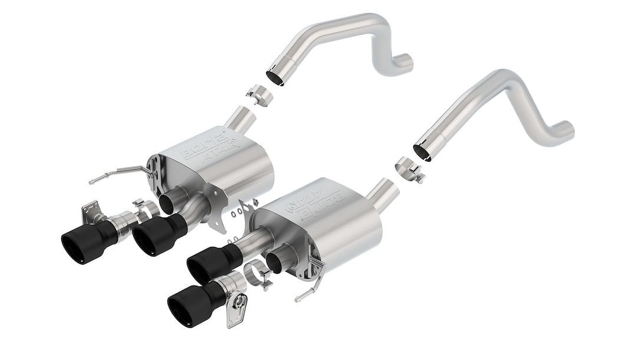 Borla 11903CB Axle-Back Dual Center Rear Exit Exhaust System Kit ...