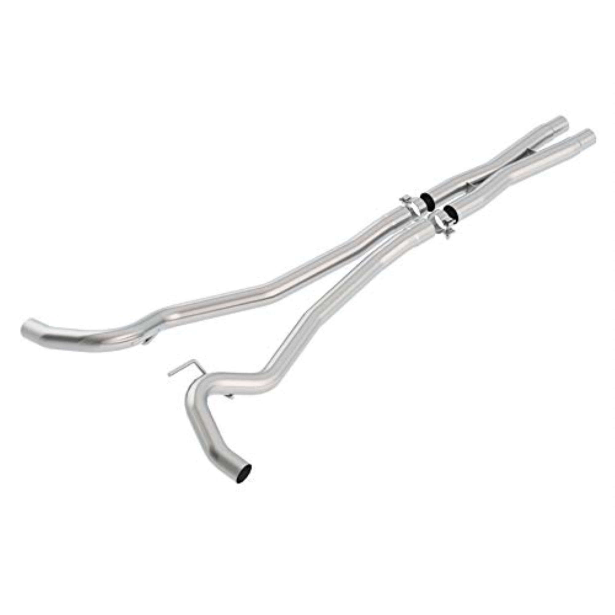 Borla 60705 X-Pipe T-304 Stainless Steel 2.5 in. Tubing Incl. Midpipe X ...