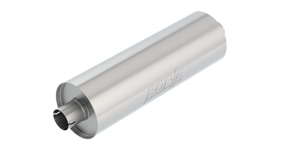 Borla B25-401158 Universal Touring Round Notched Exhaust Muffler ...