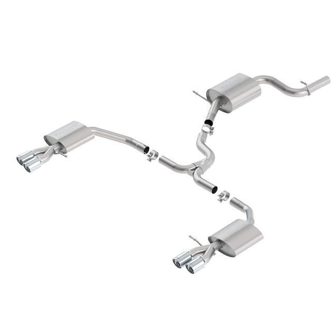 Borla Cat-Back Exhaust System - S-Type - 140705 Fits select: 2016-2018 ...
