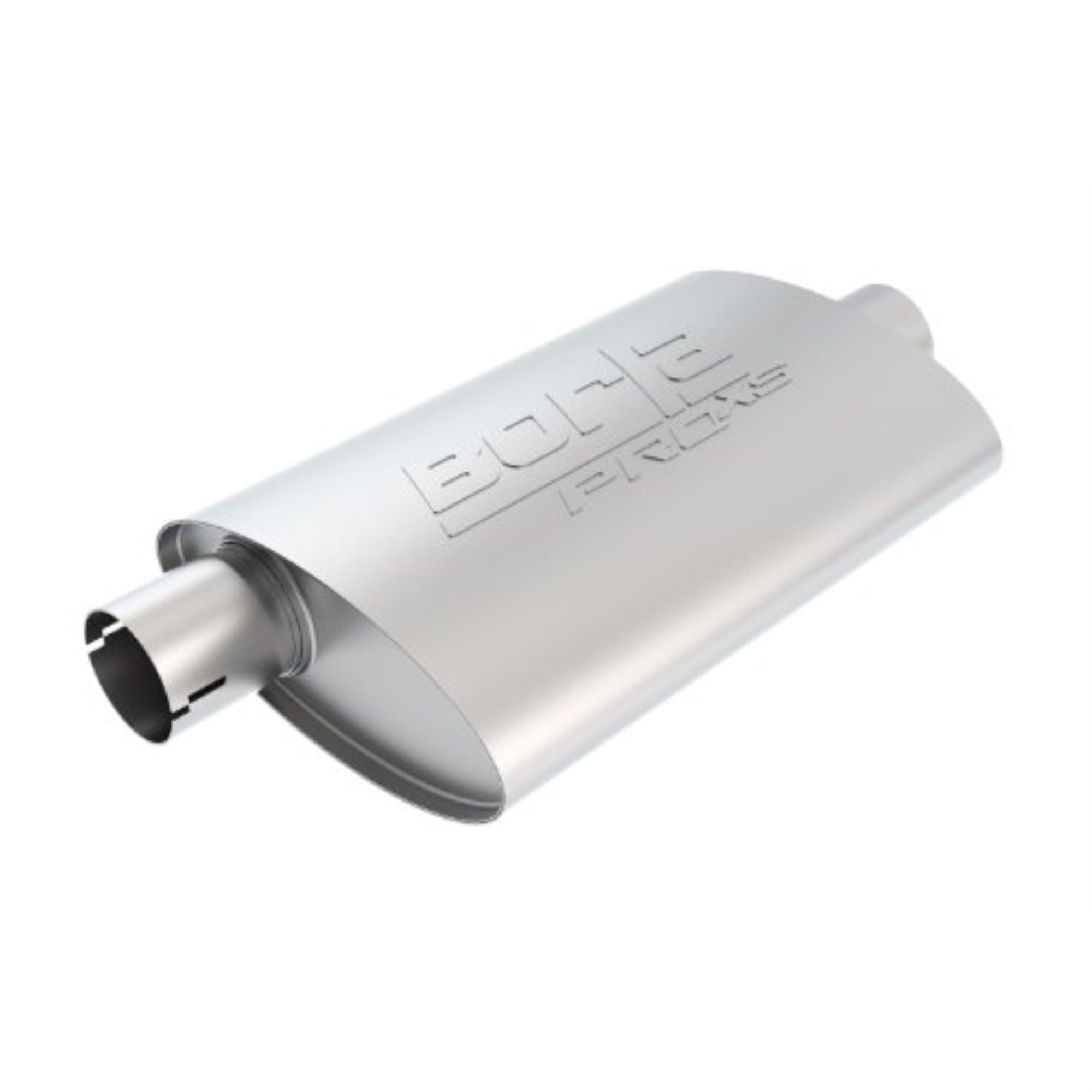 Borla 400483 Stainless Steel Single Wall Oval Exhaust Muffler - Walmart.com