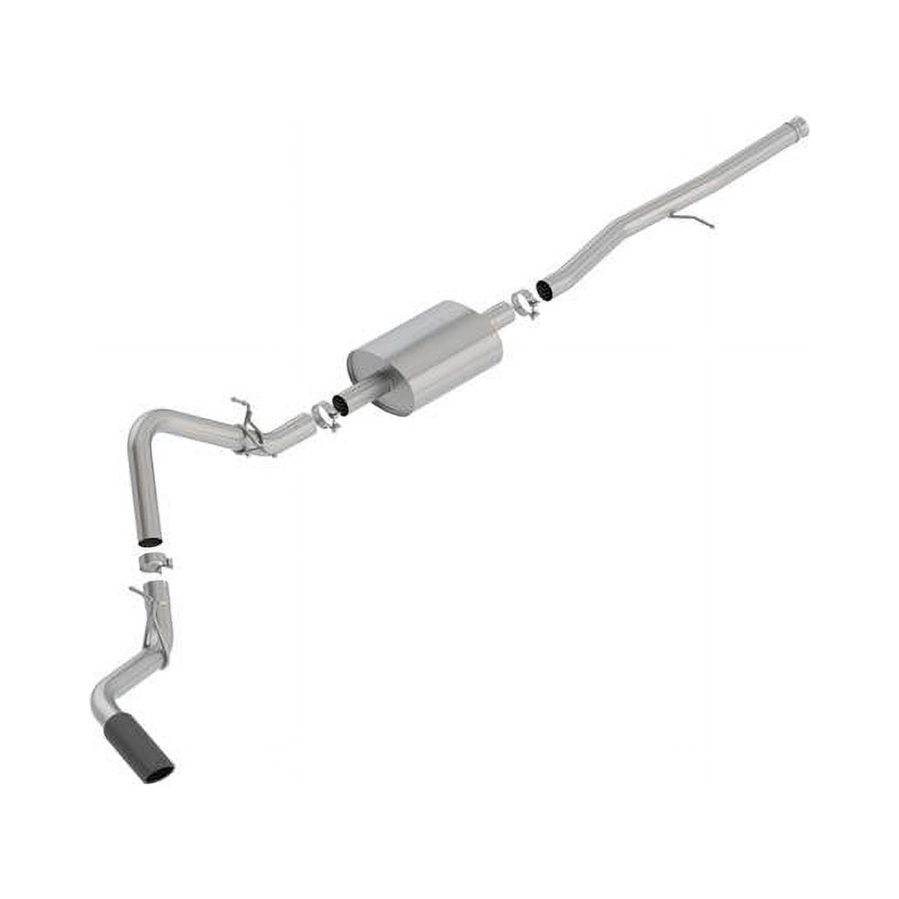 Borla S-Type Cat-Back Exhaust (Black Chrome) - 140794BC - Walmart.com