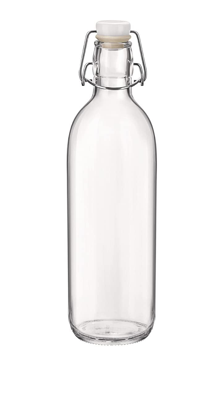 Bormioli Rocco 666217MBA121990 Emilia Bottle, 33.75 oz, Clear - Walmart.com