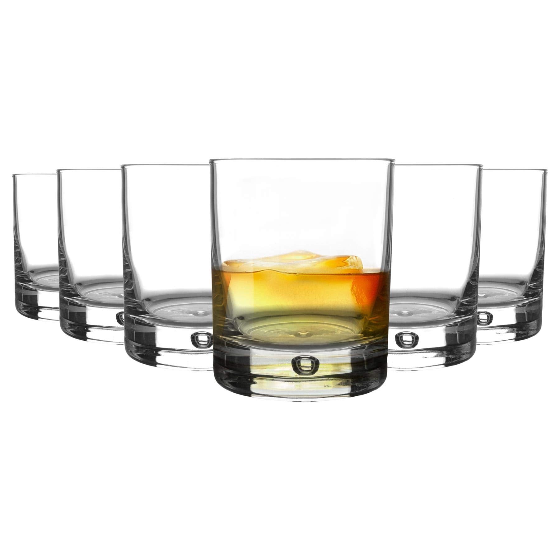 Bormioli Rocco Barglass Set Of 6 Whisky Glasses, 9.5 Oz. Tumblers Made ...