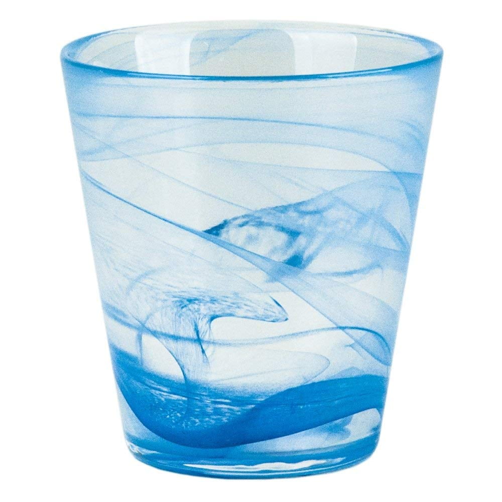 Bormioli Rocco Capri Modern Swirl Italian Glass Drinking Tumbler 12.5 ...