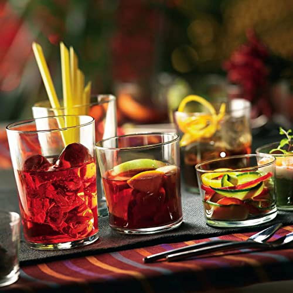 Bormioli Rocco Essential Decor Glassware – Set Of 12 Mini 7.5 Ounce ...