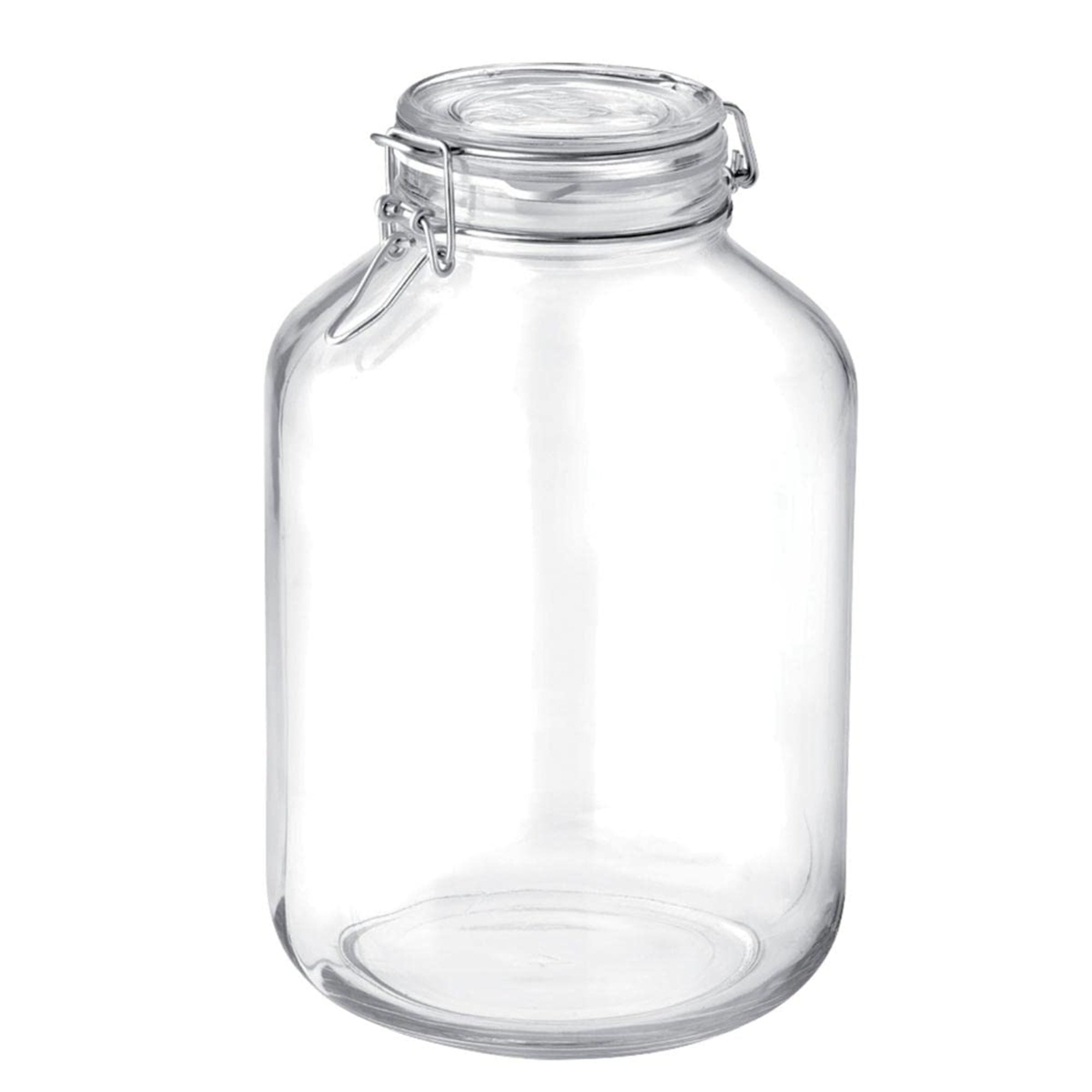 Bormioli Rocco Fido 5L Glass Jar - 169oz Airtight Storage with Metal ...