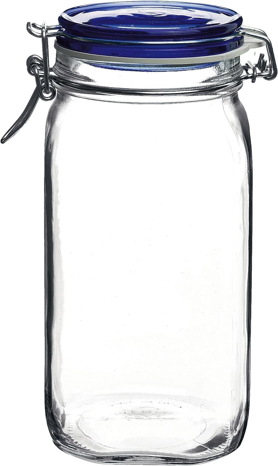 Bormioli Rocco Fido Blue Glass Jar - Walmart.com