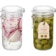 Bormioli Rocco Fido Cylinder 25.25 oz Airtight Glass Jar (Set of 2 ...