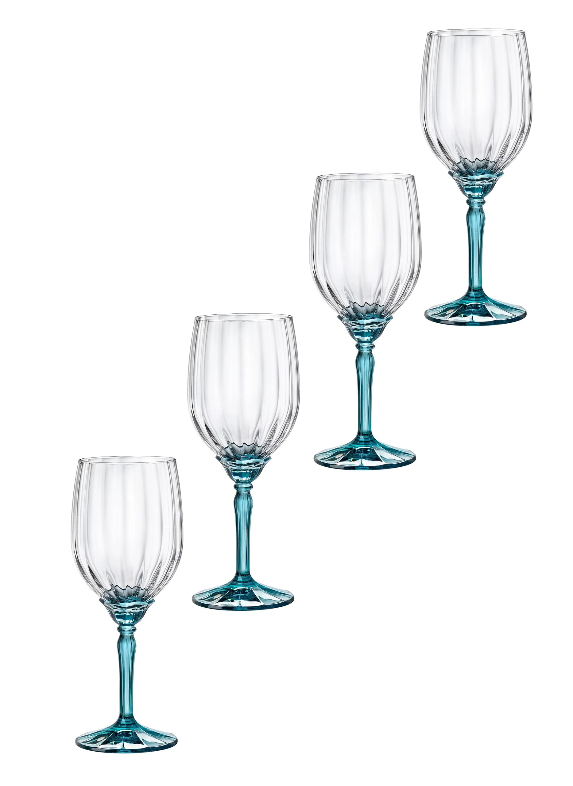 Bormioli Rocco Florian 12.8 oz. White Wine and Spritz Glasses, Lucent ...