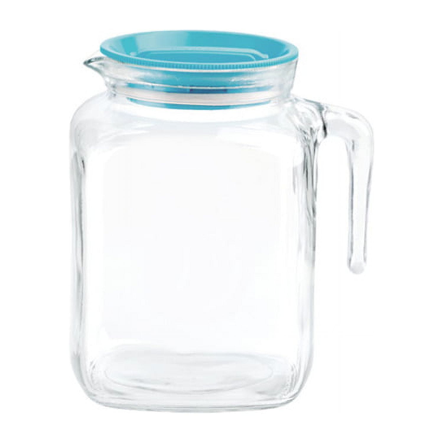 Bormioli Rocco Frigoverre Classic Jug with Blue Hermetic Lid (67 3/4 oz ...