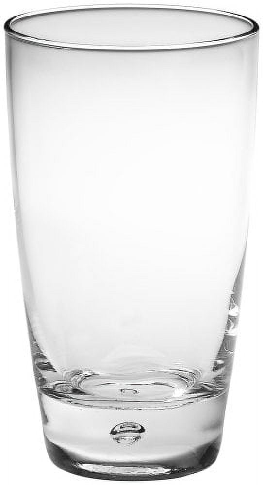 Bormioli Rocco Luna Tumbler Cooler Glasses, Set of 12, 15.5 oz Bubble ...