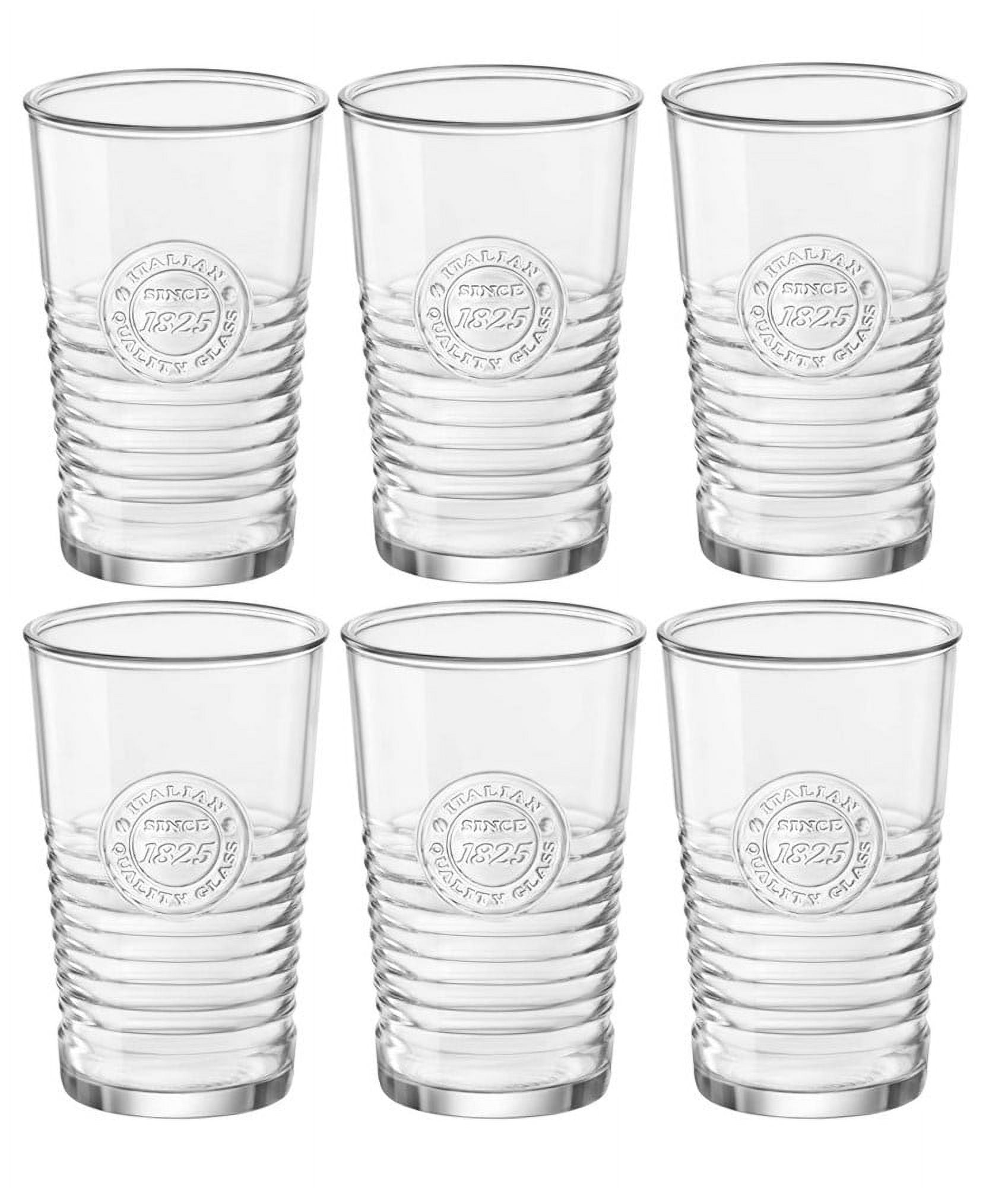 Bormioli Rocco Officina1825 Cooler Glass, 16 oz, -6 Pack-, Clear ...