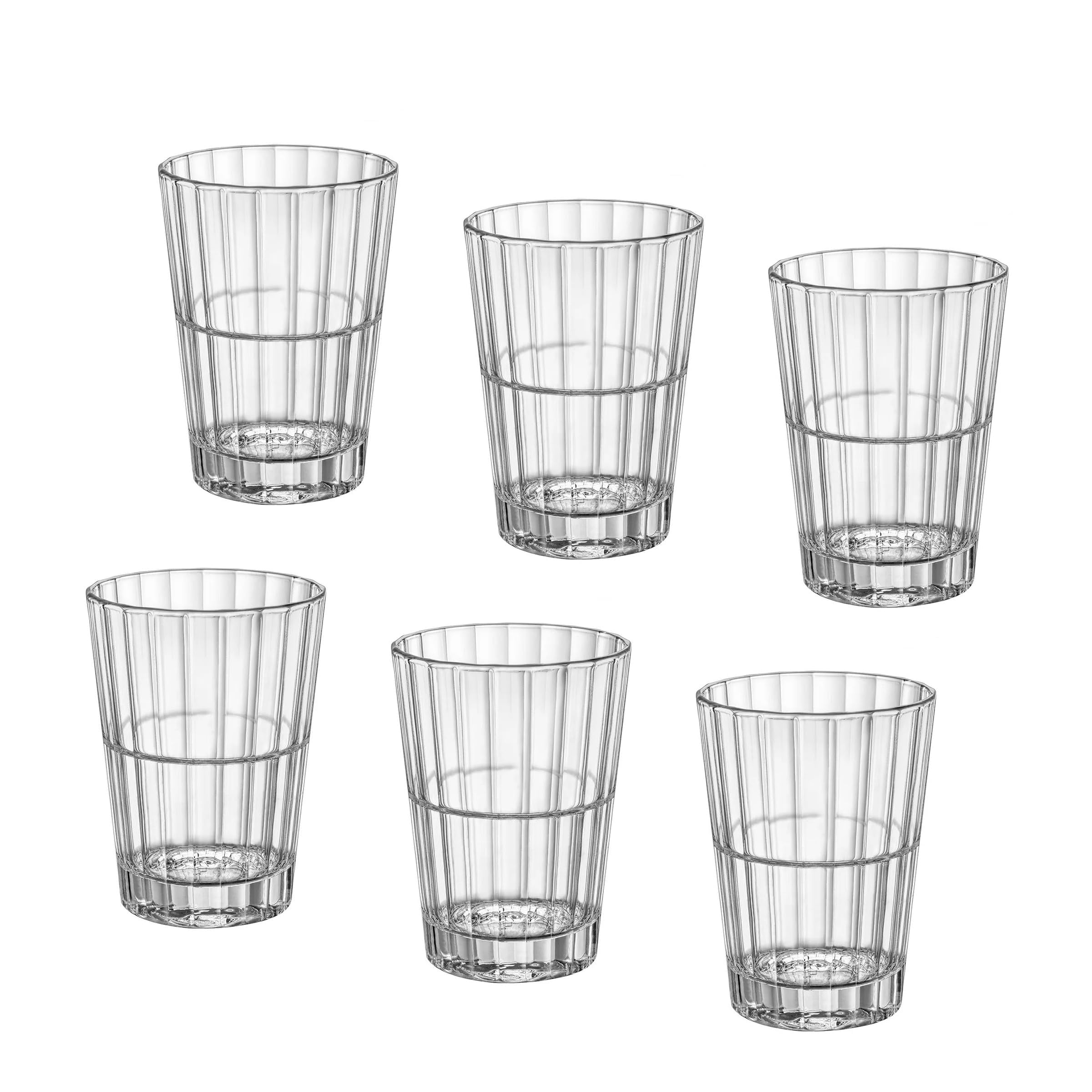 Bormioli Rocco Oxford Bar 1.25 oz. Stackable Shot Glasses, Clear, Set ...