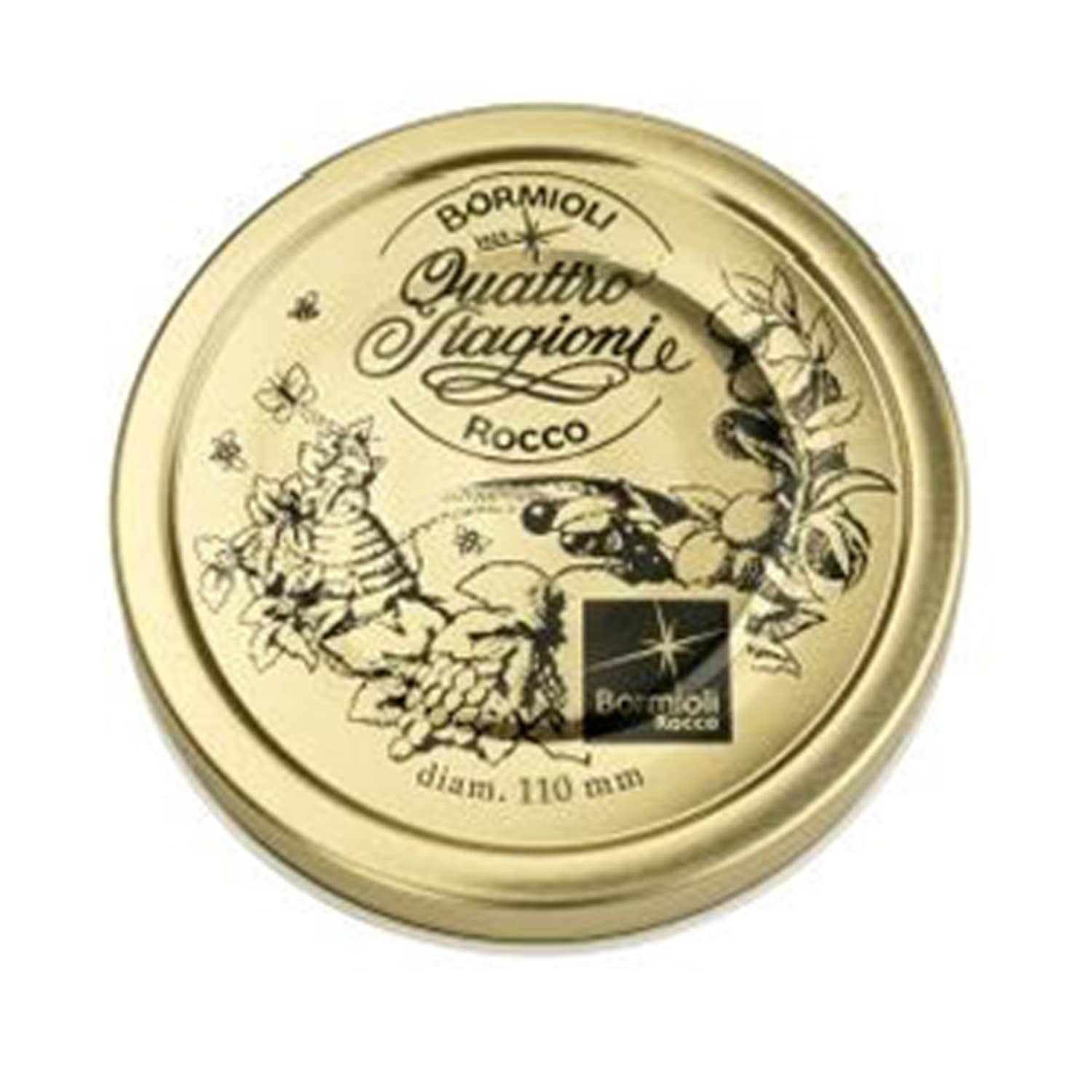 Bormioli Rocco DM.110 Quattro Stagioni Capsule, Multicoloured, 110 mm ...