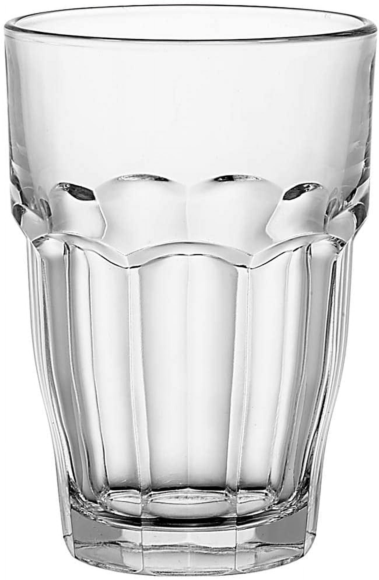 Bormioli Rocco Rock Bar Stackable Beverage, Set Of 6 Drinking Glasses ...