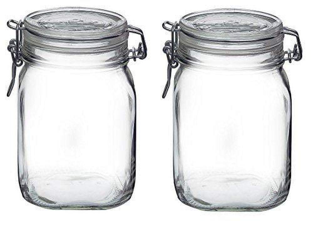 Bormioli Rocco - SYNCHKG122276 Fido Clear Glass Jar with 85 mm Gasket,1 ...