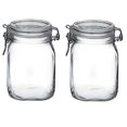 Bormioli Rocco - SYNCHKG122276 Fido Clear Glass Jar with 85 mm Gasket,1 ...