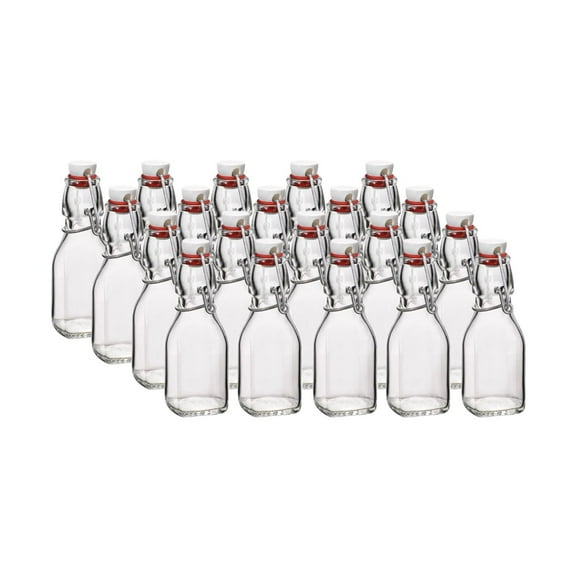 Bormioli Rocco Swing Top Glass Bottles (Set of 20) | 4.25oz - Walmart.com